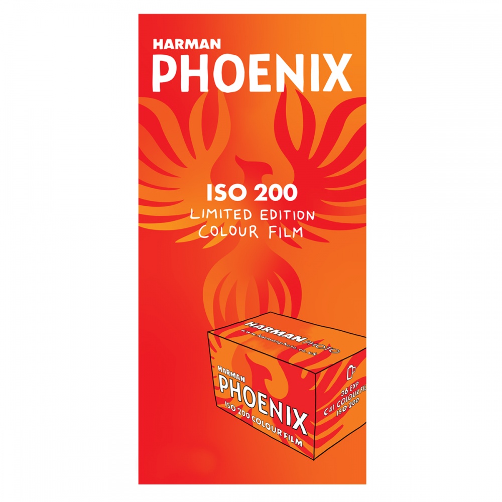 Harman Phoenix 200 36 Exposure 35mm C41 Colour Film skearsphoto.com